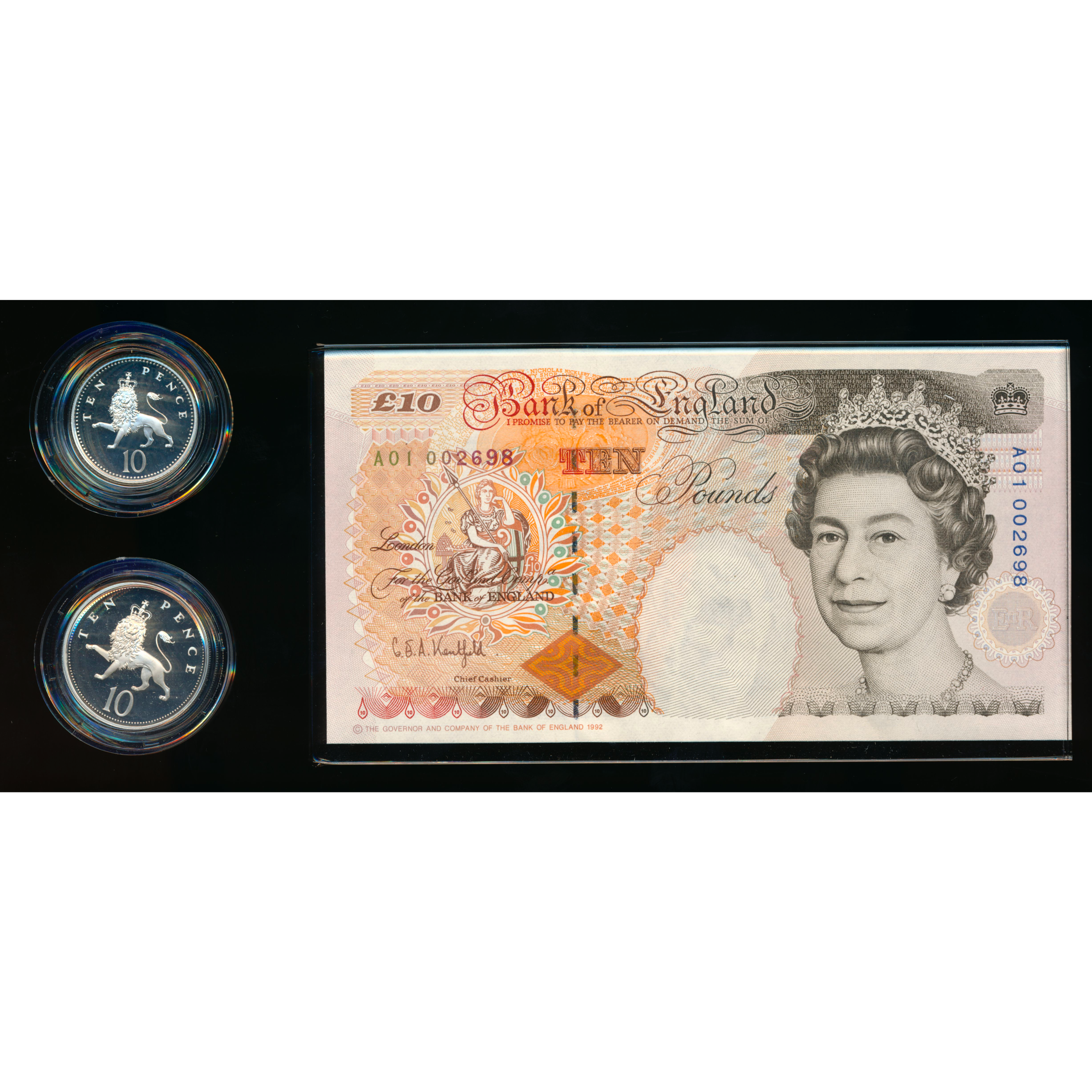 England 10s - £1 – Coins and Banknotes