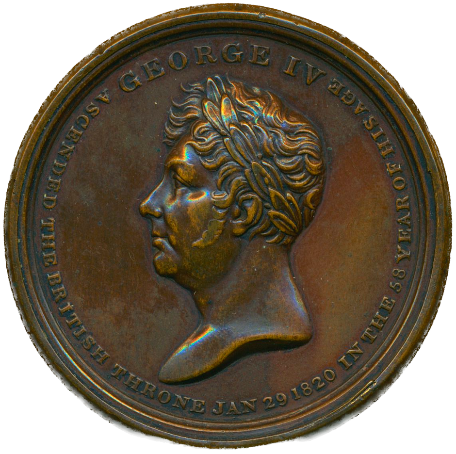 Medals - George IV – Coins and Banknotes